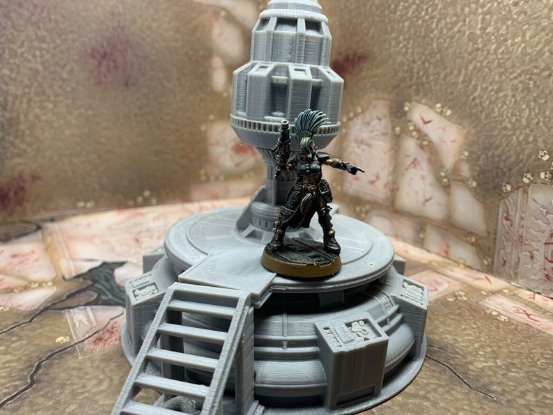 3D Printed Reactor Walkway Scenery Scatter Terrain for 28mm Miniature ...