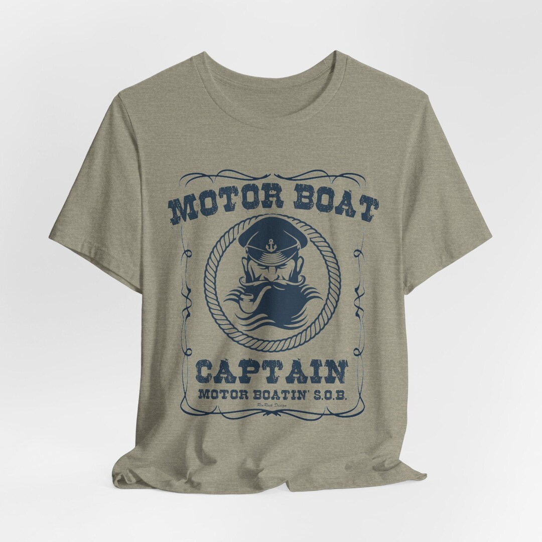 Motor Boat Captain | T-shirt - Etsy