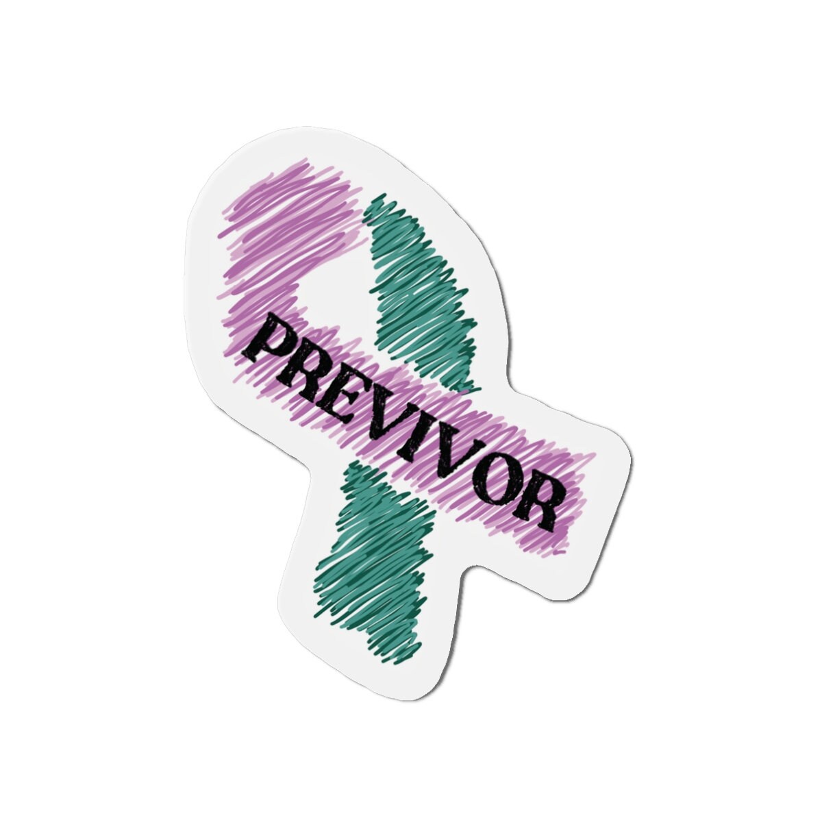Previvor BRCA BRCA Awareness Kiss-cut Magnets - Etsy