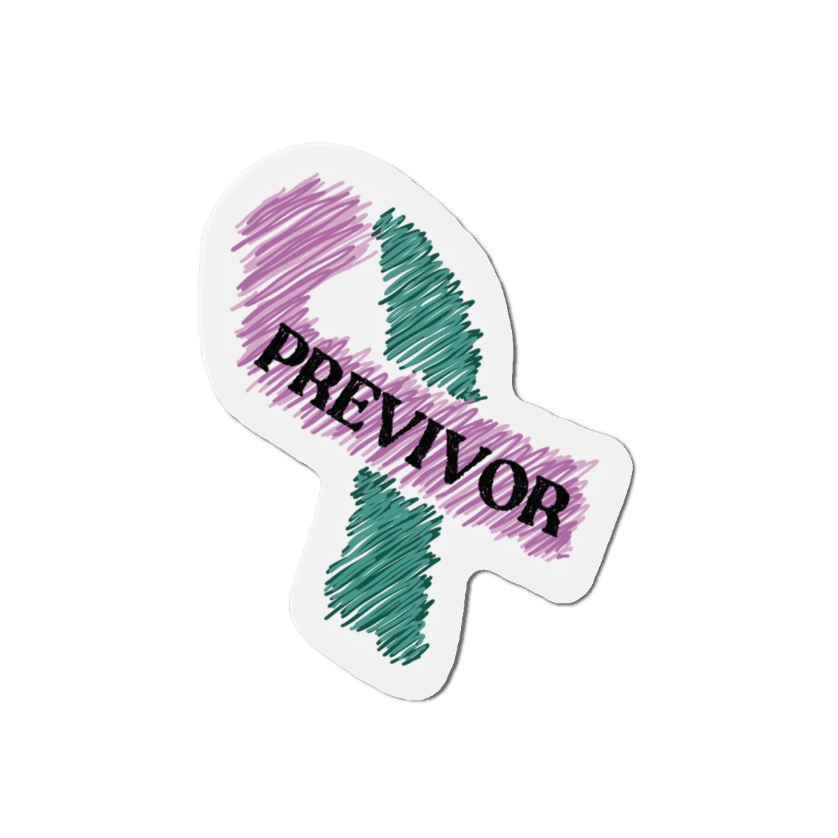 Previvor BRCA BRCA Awareness Kiss-cut Magnets - Etsy