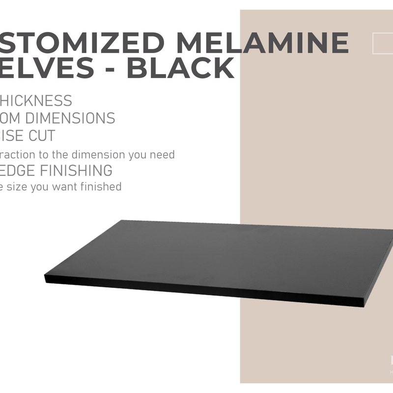 1 2 Inch Black Shelf - Etsy