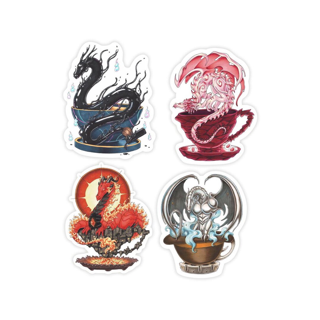 Teacup Dragon Cosmere Inspired Sticker Series 7 | "fused" | "yumi ...