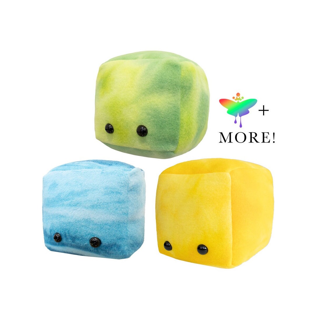 Gelatinous Cube Plush | Cute Mobs | 6.5" Fleece Toy | Dungeons and ...
