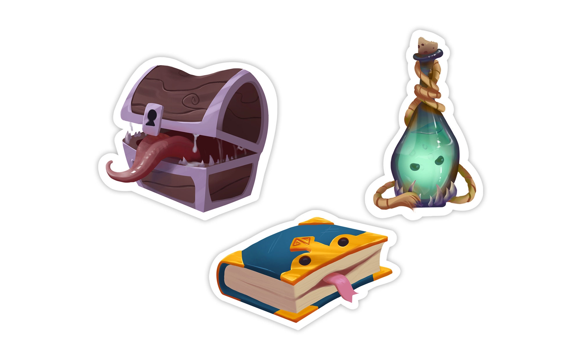 Mimic Sticker bottle Mimic book - Etsy