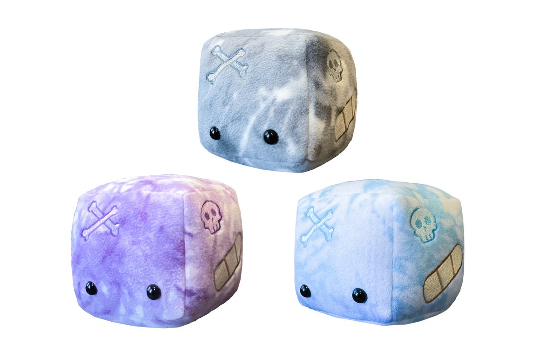 Limited Edition Gelatinous Cube Plush Embroidered Cute Mobs - Etsy