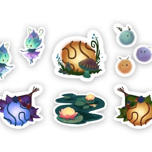 Fey Stickers | "fairy Sprite" | Fairy Lights | Druid | Fantasy Sticker ...
