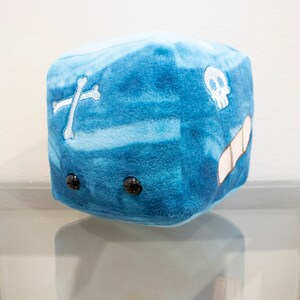 Gelatinous Cube Plush Embroidered Cute Mobs 6.5 - Etsy