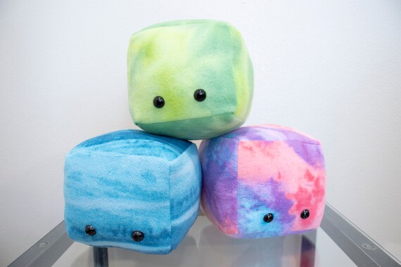 Gelatinous Cube Plush Cute Mobs 6.5 Fleece Toy | Etsy