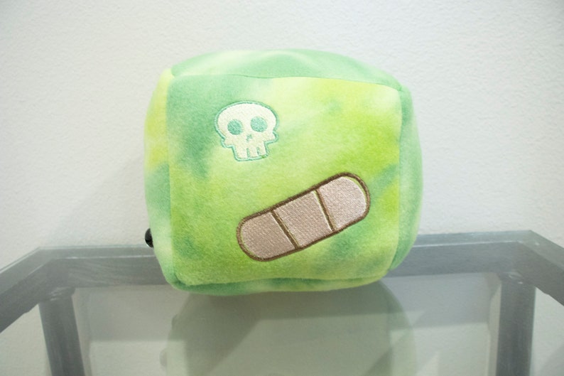 Gelatinous Cube Plush Embroidered Cute Mobs 6.5 - Etsy