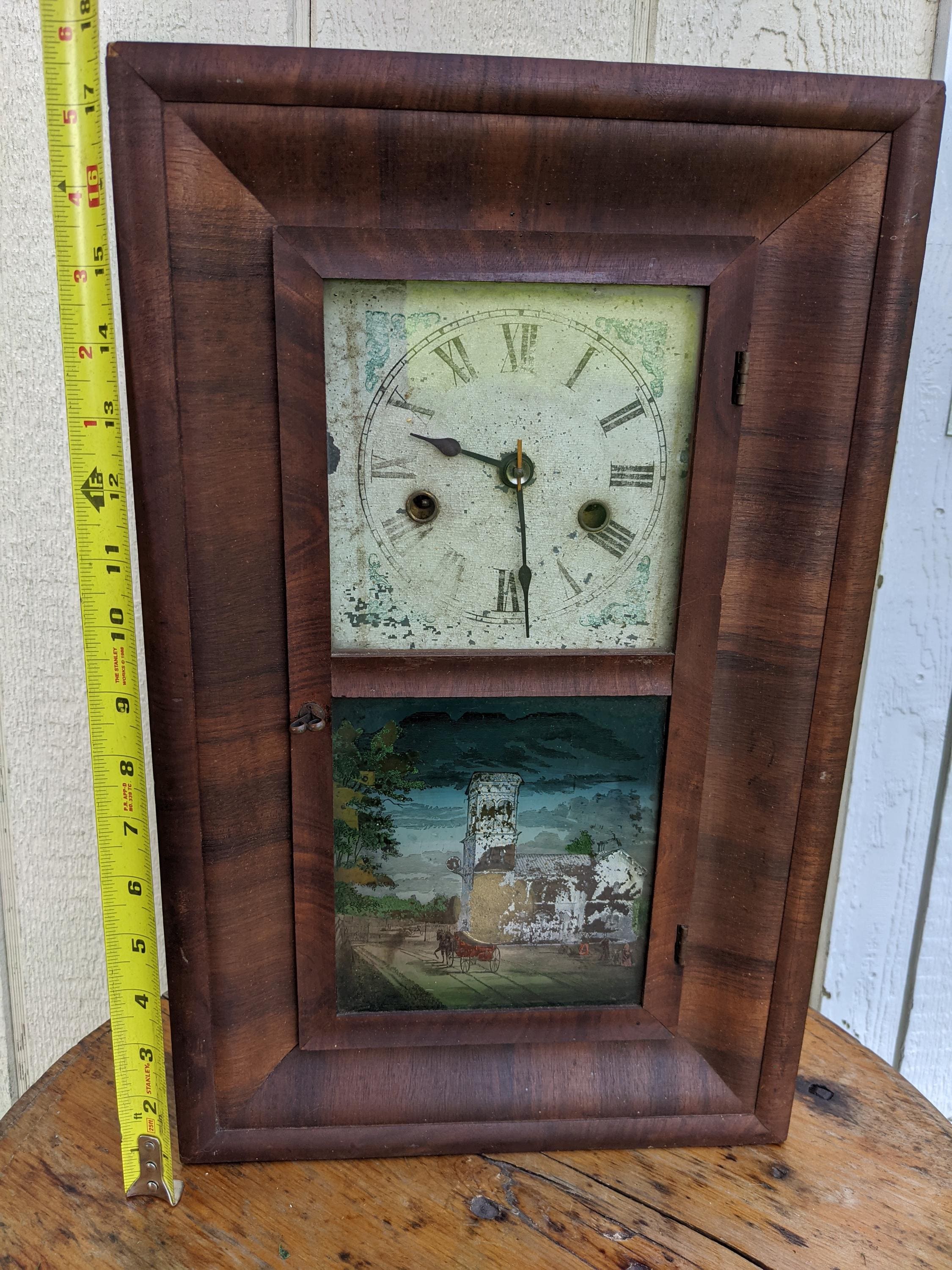 Antique Waterbury Clock Company Mantle Clock, NOT Working, Parts or ...