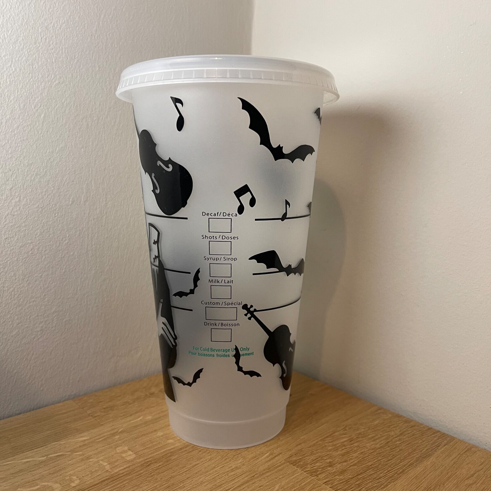 Wednesday Addams Starbucks 24oz Cold Cup - Etsy