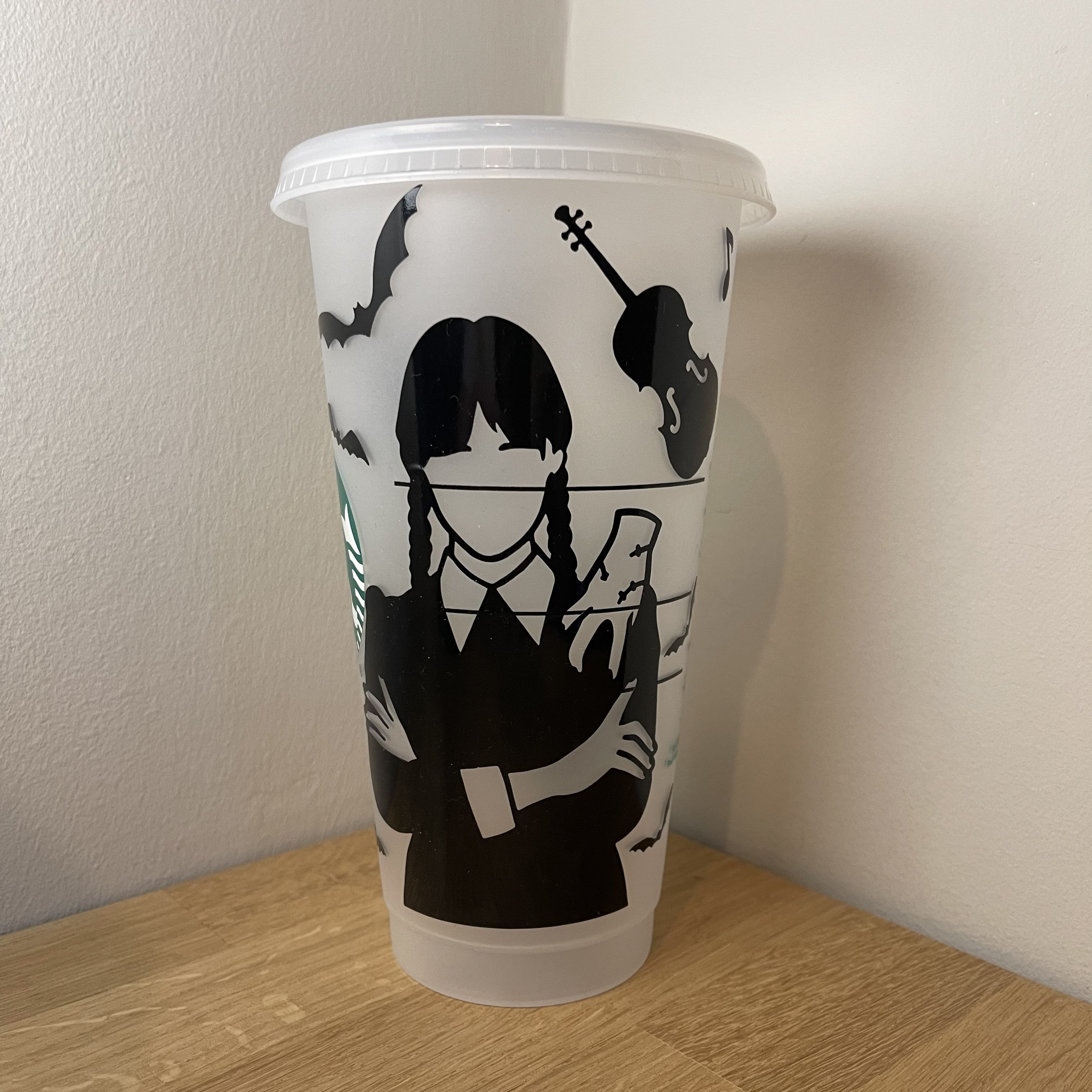 Wednesday Addams Starbucks 24oz Cold Cup - Etsy