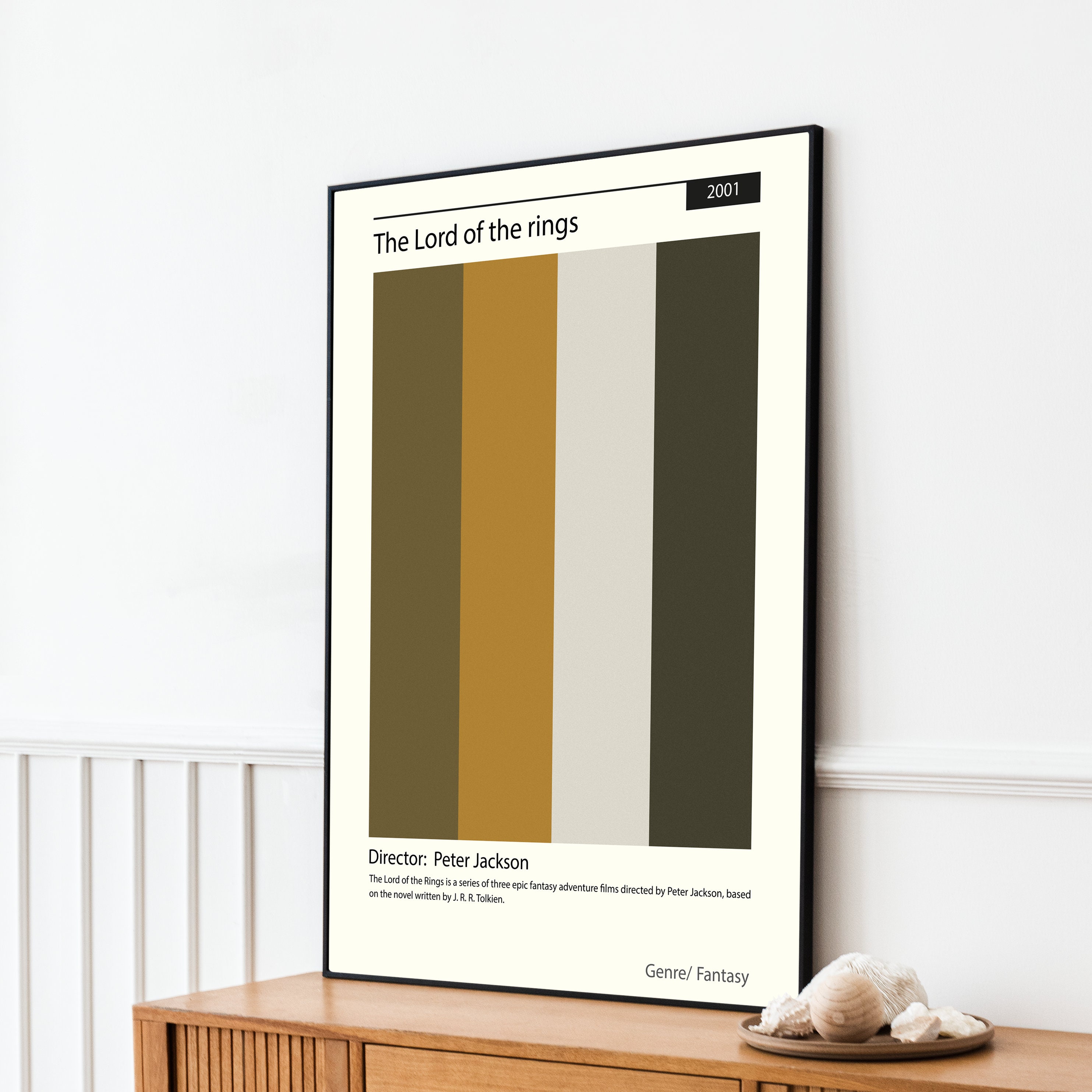 Lord of the Rings Color Palette Poster - Etsy