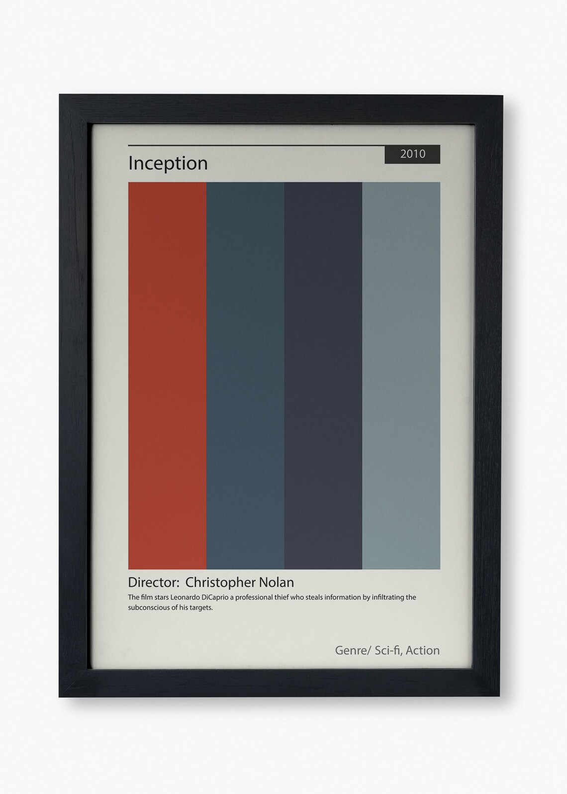 Inception Color Palette Poster - Etsy
