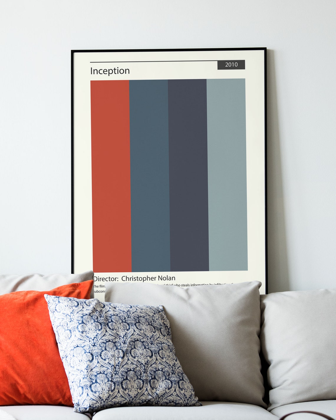 Inception Color Palette Poster - Etsy