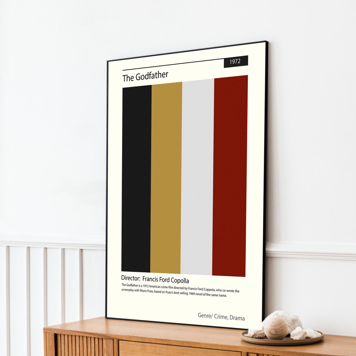 Godfather Color Palette Poster | Etsy