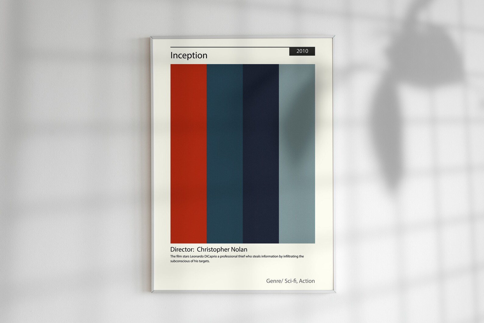 Inception Color Palette Poster - Etsy