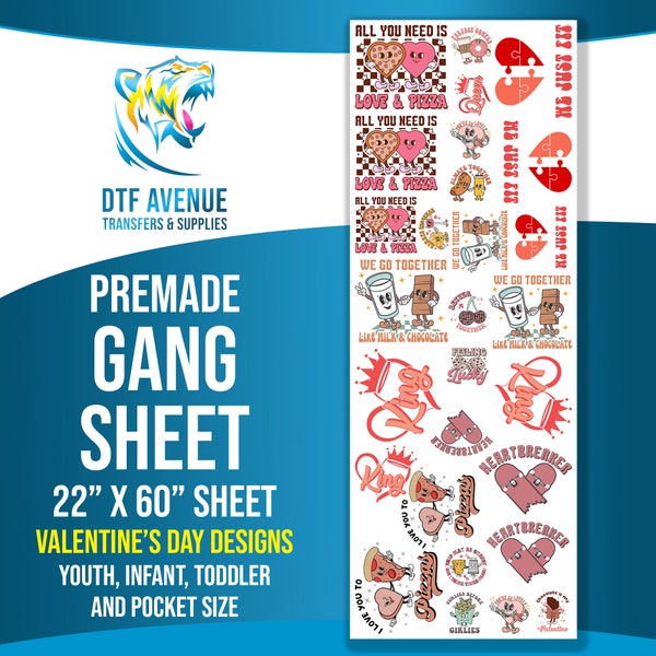 Dtf Pre Made Gang Sheet - Etsy