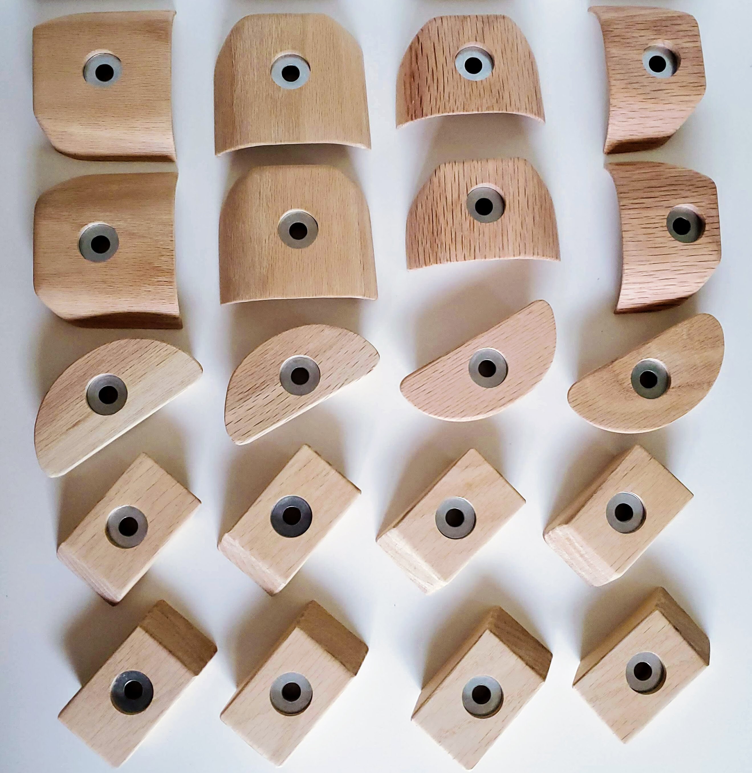 20 Piece Starter Climbing Set - Small/medium Climbing Holds for Rock ...