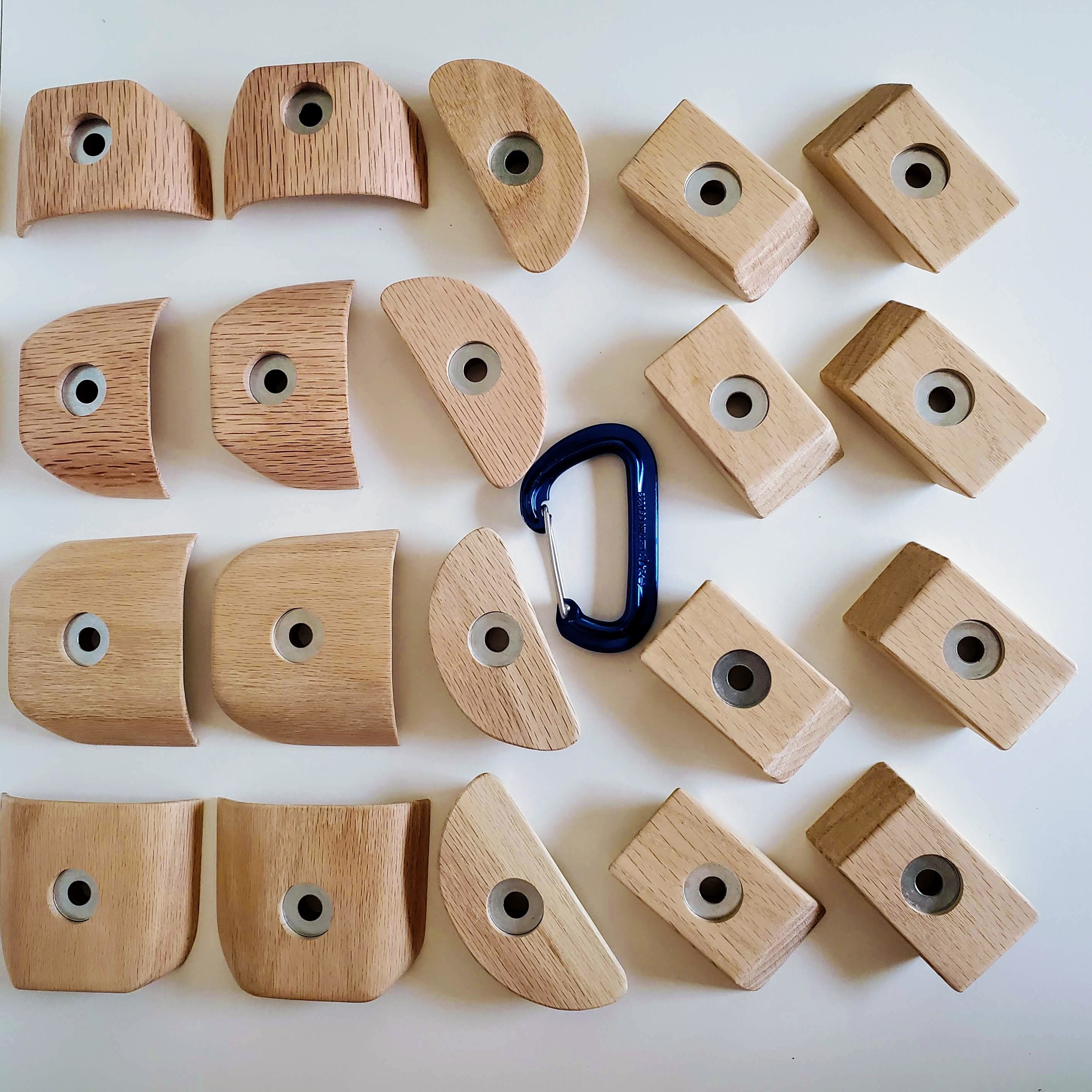 20 Piece Starter Climbing Set - Small/medium Climbing Holds for Rock ...