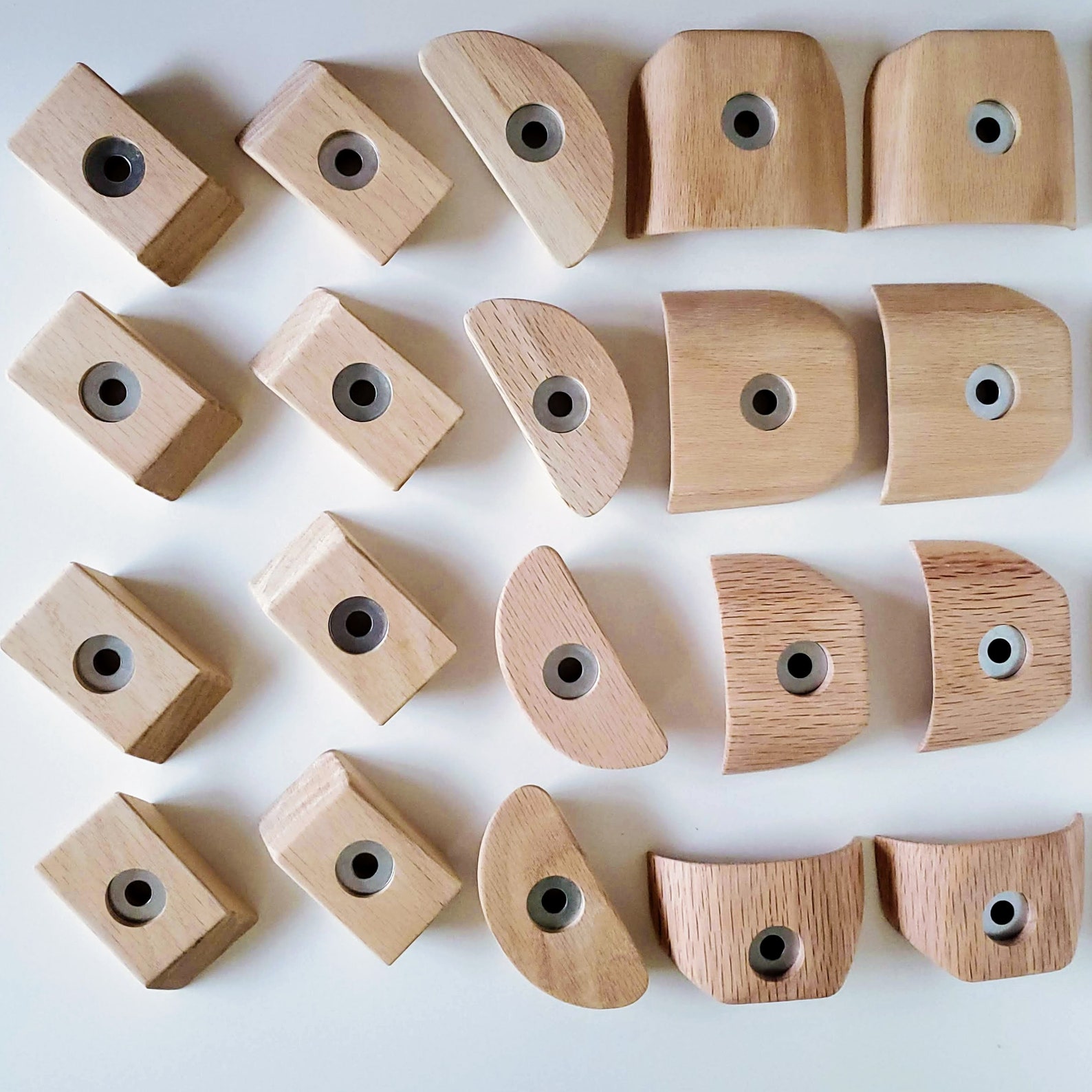 20 Piece Starter Climbing Set - Small/medium Climbing Holds for Rock ...