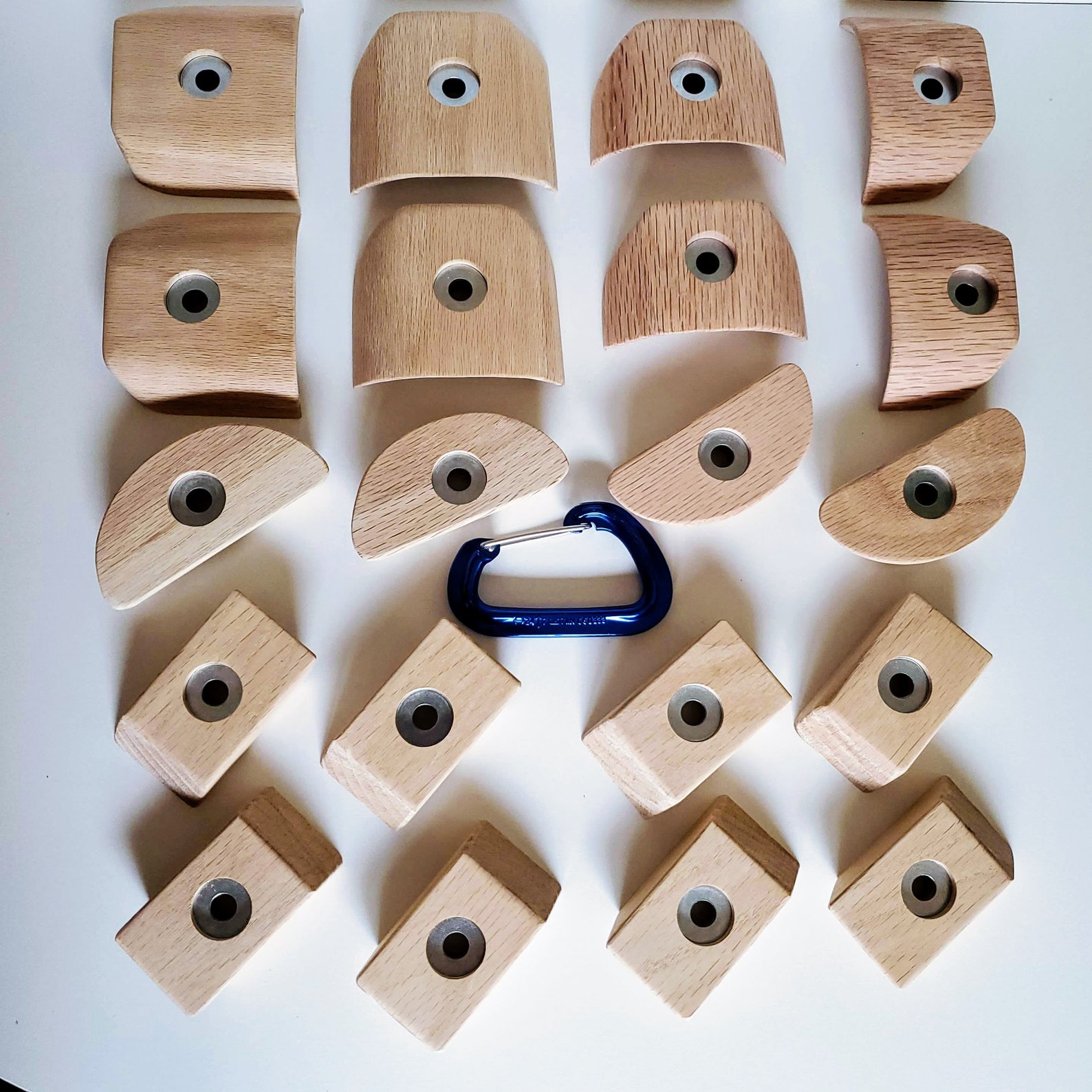 20 Piece Starter Climbing Set - Small/medium Climbing Holds for Rock ...