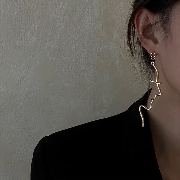 Abstract Earrings - Etsy