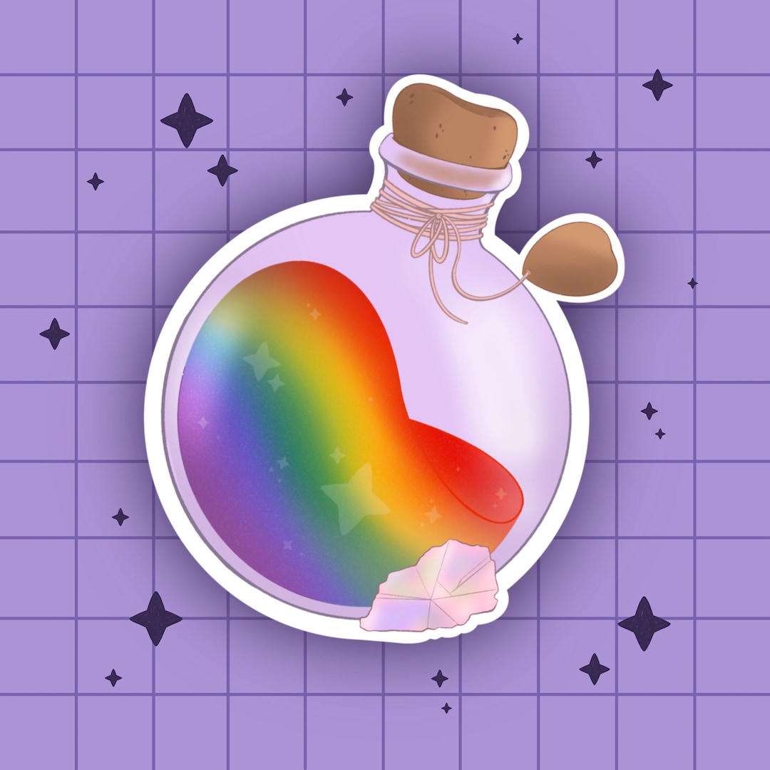 Pride Potion Stickers LGBTQ Flag Potions LGBTQ Stickers - Etsy UK
