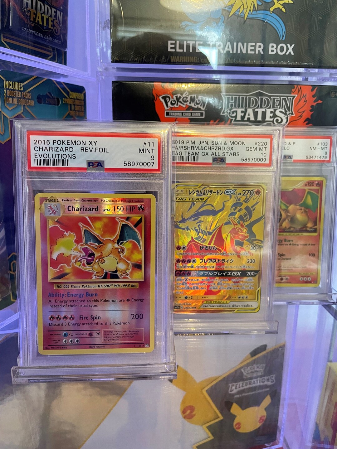 PSA Graded Card Stand Display Pokemon, Sports, Magic the Gathering, Yu ...