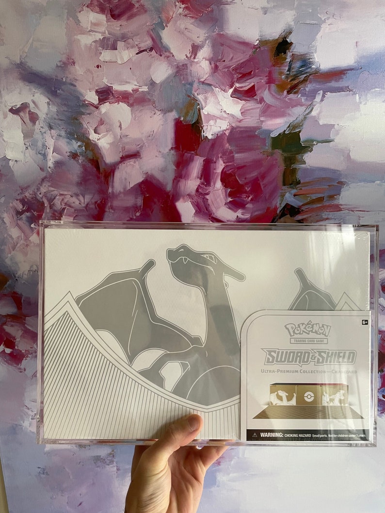 Pokemon Charizard Ultra Premium Collection UPC Acrylic Protective ...