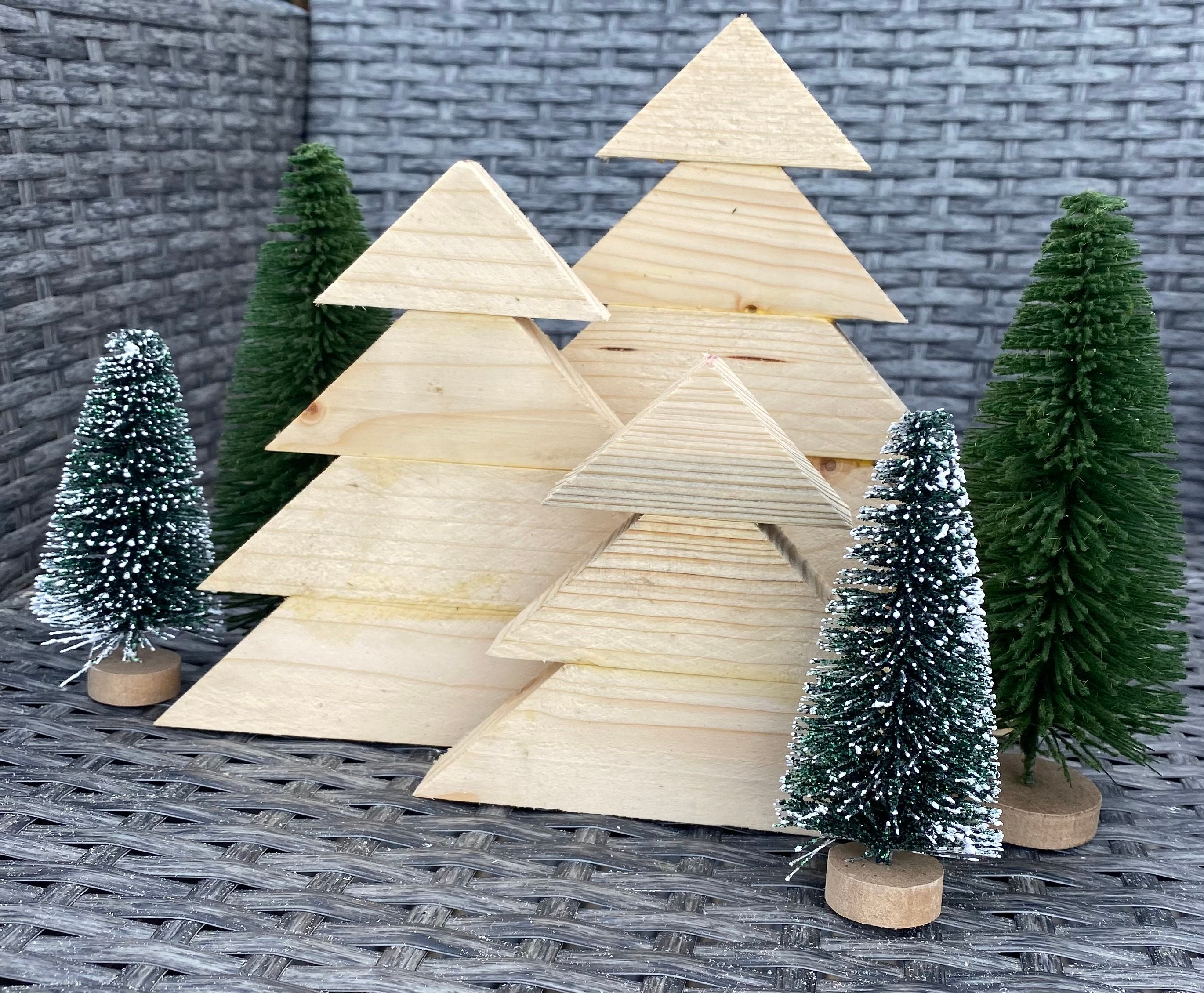 Decorative Pine Wood Tree - Etsy