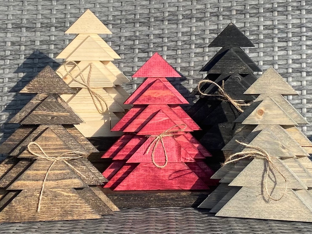 Decorative Pine Wood Tree - Etsy