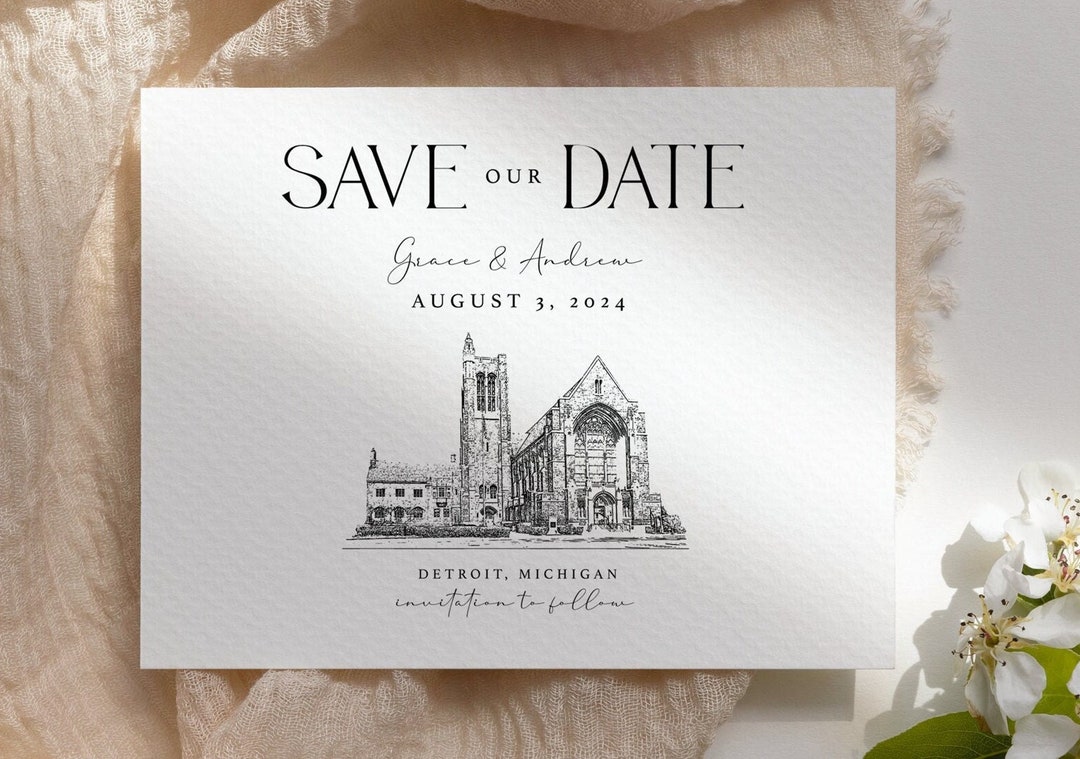 Custom Wedding Venue Sketch Digital Download | Venue Illustration - Etsy