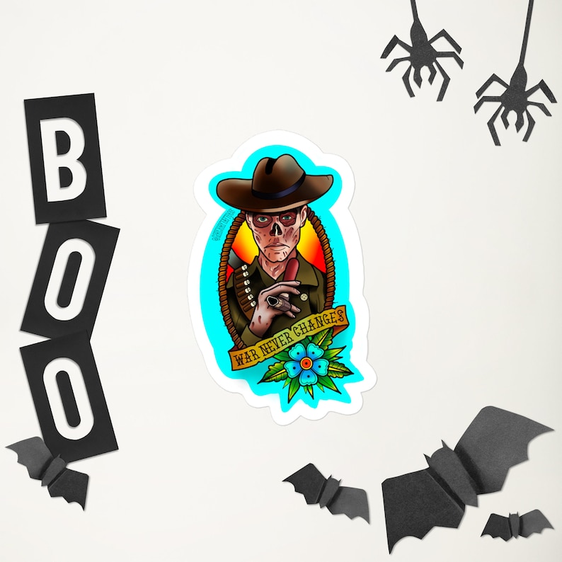 The Ghoul Fallout Sticker 5x5 - Etsy