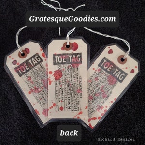 Richard Ramirez Toe Tag Bookmark - Etsy