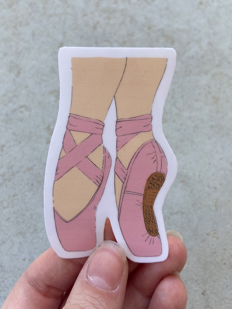 Pointe Sticker Ballet Sticker Dance Sticker Water Bottle - Etsy