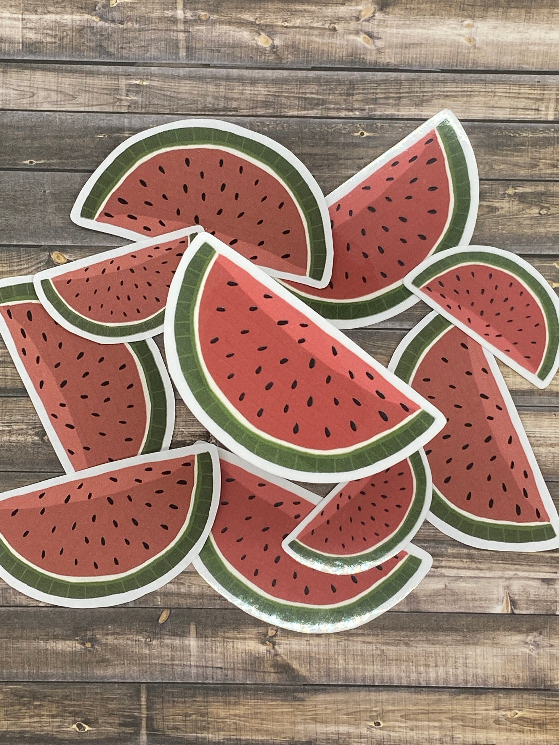 Watermelon Sticker Waterproof Sticker Laptop Decal Water - Etsy