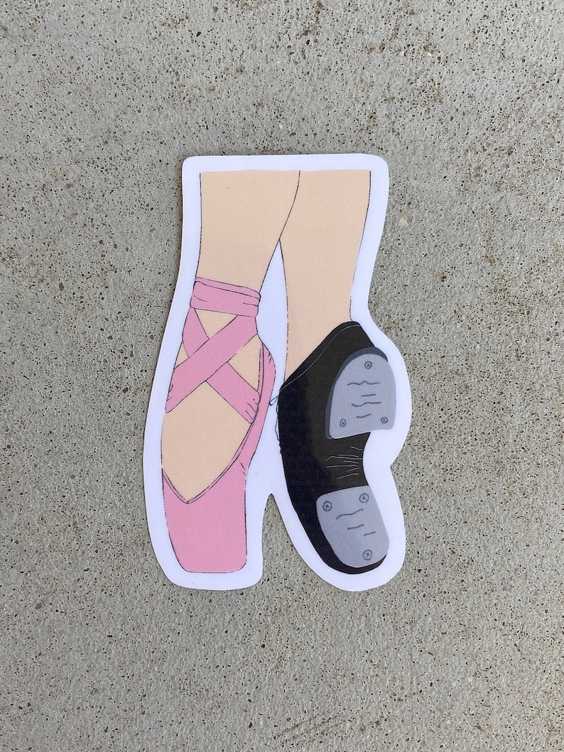 Tap Sticker, Ballet Sticker, Pointe Sticker, Dance Sticker, Water ...