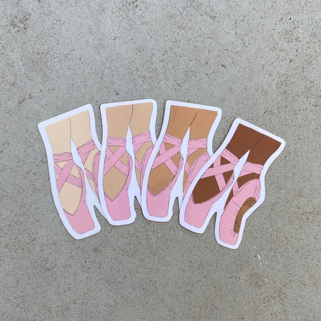 Pointe Sticker, Ballet Sticker, Dance Sticker, Water Bottle Sticker ...