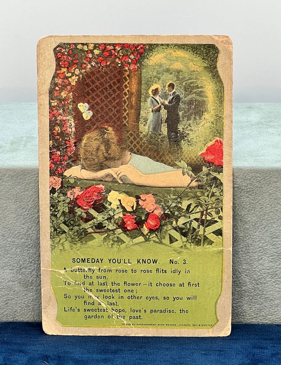Antique Wartime Postcards-written by Girlfriends to Soldiers 2 - Etsy