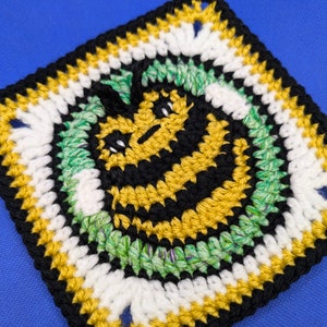 Chonky Bee Granny Square - Etsy