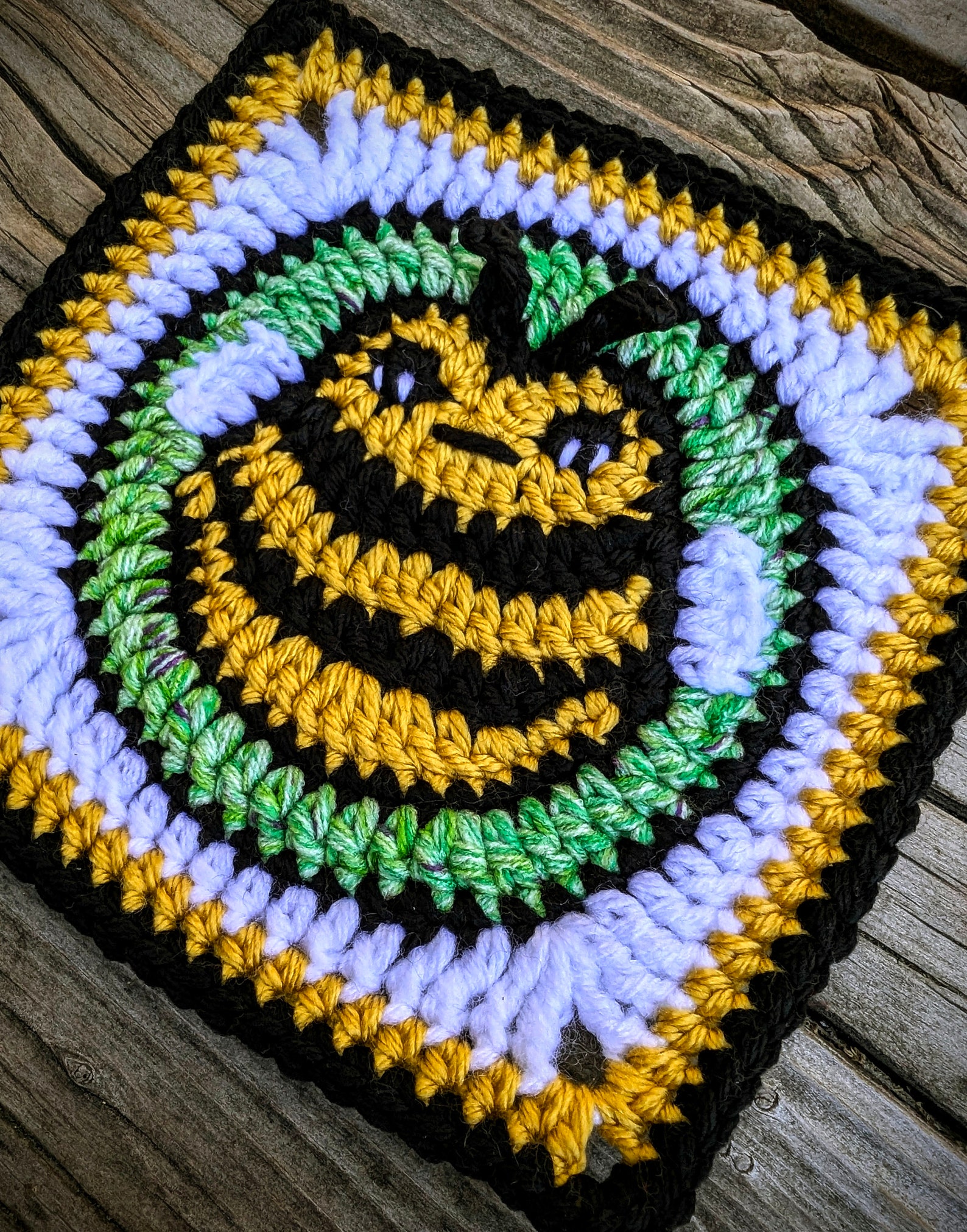Chonky Bee Granny Square - Etsy