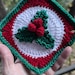 Granny Holly Granny Square Crochet Pattern - Etsy