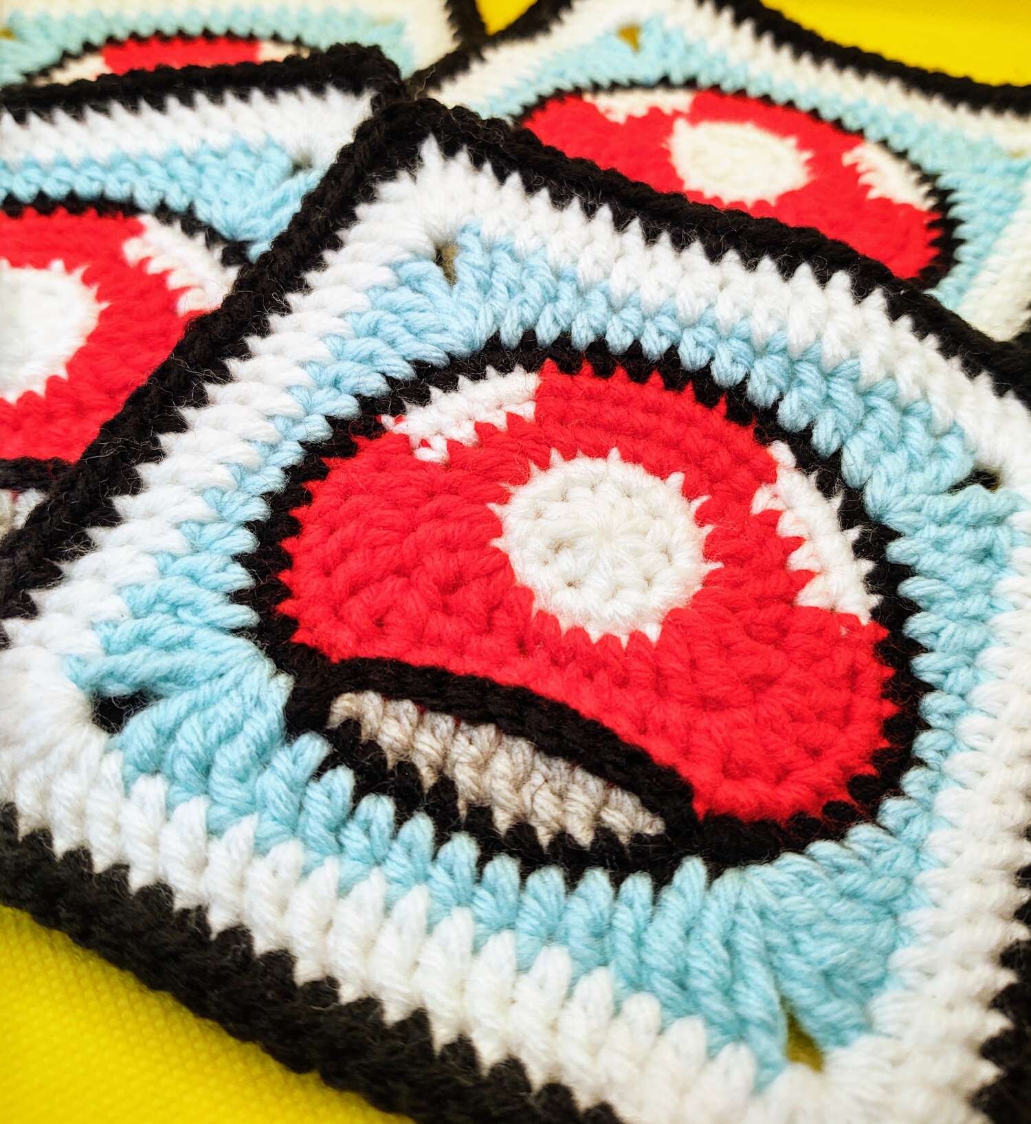 Magic Toadstool Granny Square - Etsy