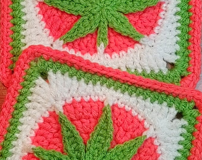 PDF Only Wacky Tobacky Pot Leaf Beanie or Slouch With Skulls - Etsy