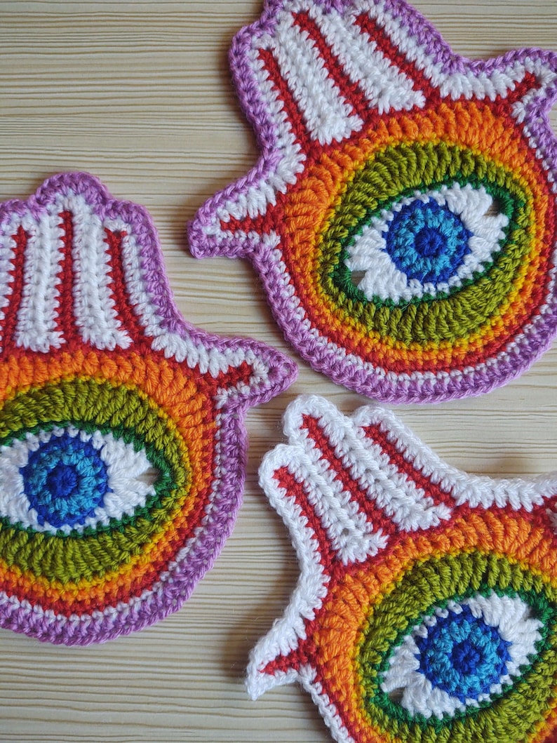Lucky Hamsa Crochet Pattern - Etsy