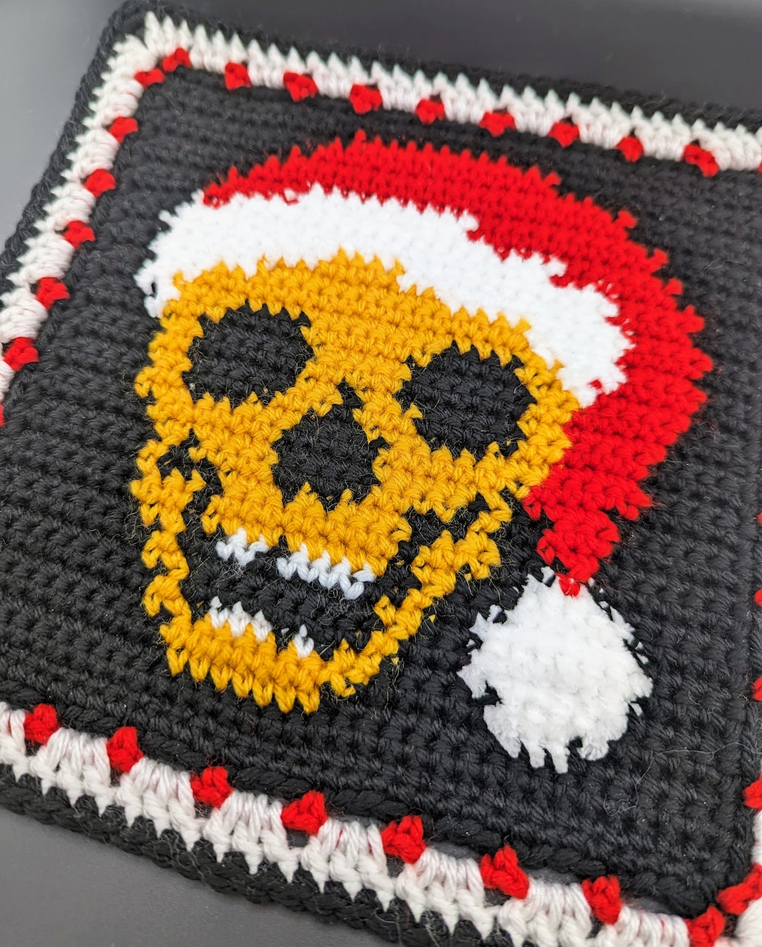 Golden Santa Skull Crochet Pattern - Etsy