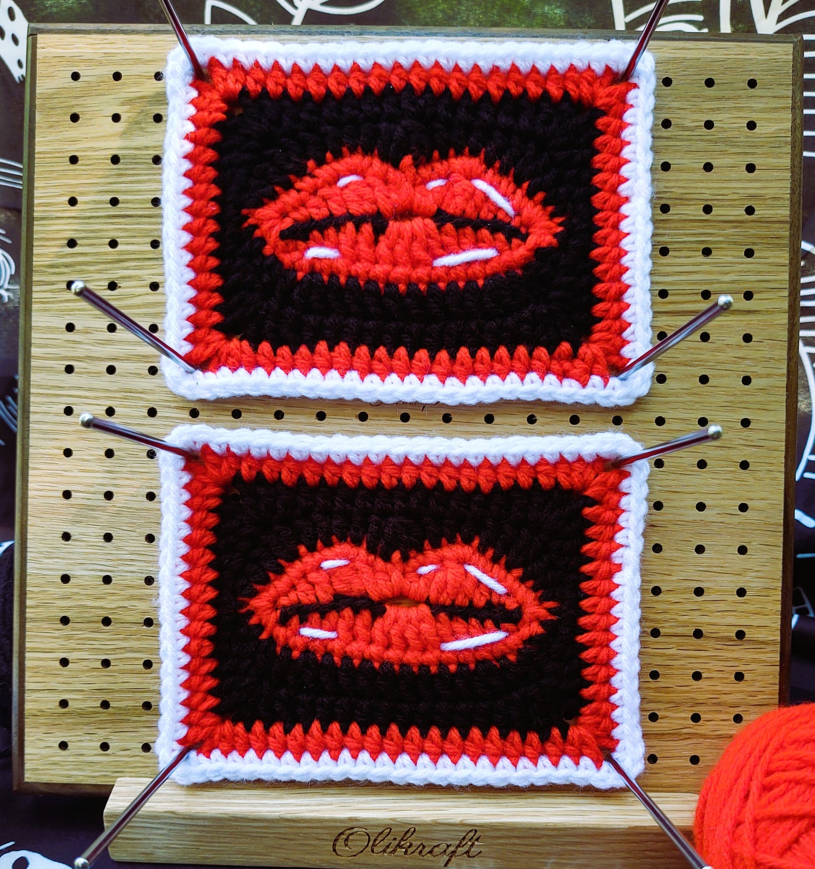 Hot Lips Granny Rectangle - Etsy