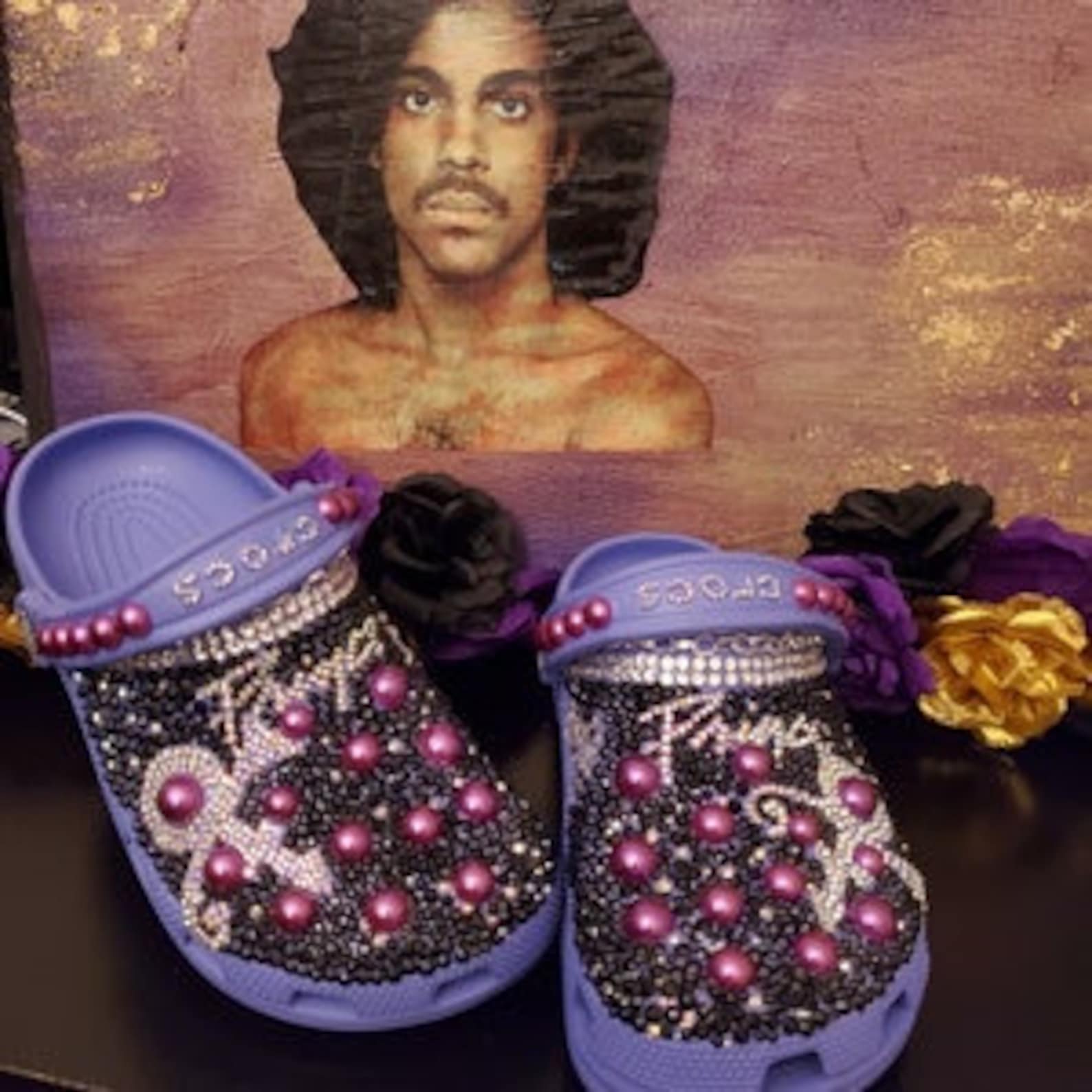 Blinged Crocs With Pearls and Rhinestones - Etsy