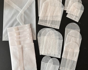Translucent Vellum Envelopes, Size A7, Pack of 25 - Etsy